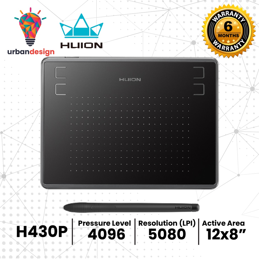 Jual Huion H430P Graphic Drawing Tablet OSU alt huion h420 420 g430 ...
