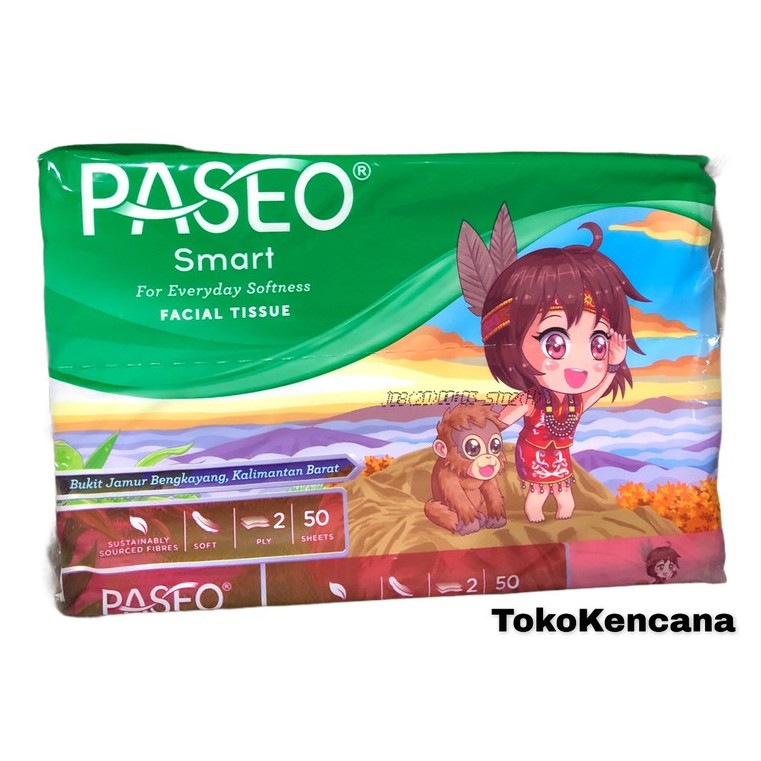 Jual Tissue Paseo Travel isi 50 sheets (6pcs) | Shopee Indonesia