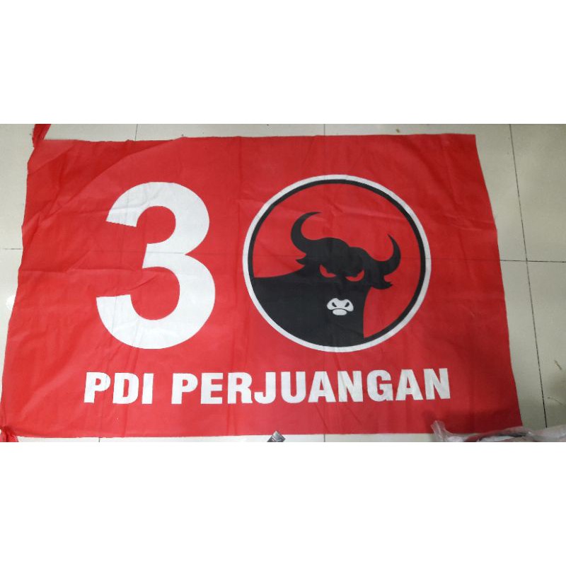 Jual bendera PDI Perjuangan ukuran 100x150 | Shopee Indonesia