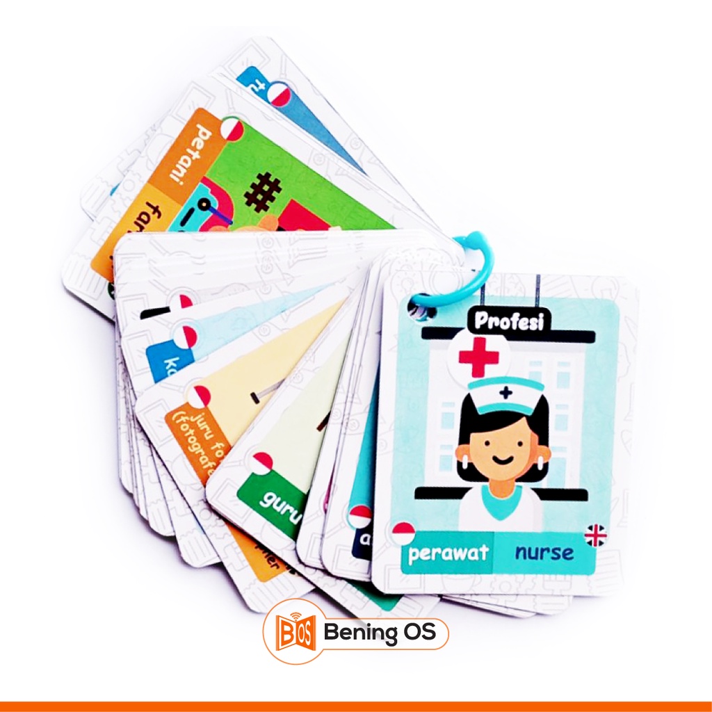 Jual Mengenal Profesi - Flash Card Mainan Edukasi (Mion) Indonesia ...