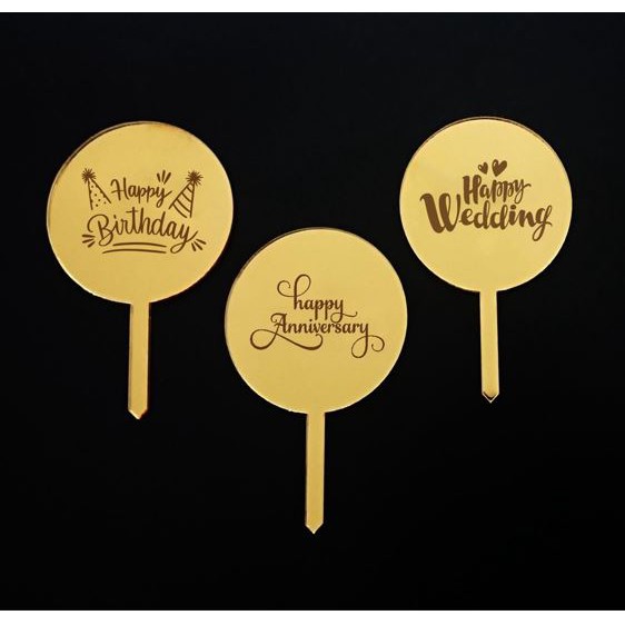 Jual Mini Cake Topper Cupcake Topper | Shopee Indonesia