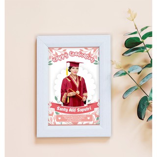 Jual Pigura Art Foto Wisuda Frame ukuran A4 Kado Wisuda Indonesia ...