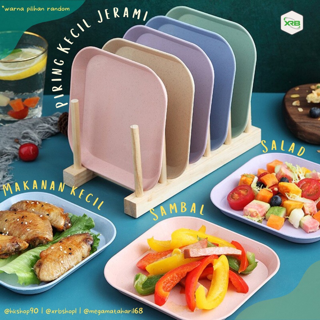 Jual Piring Makan Buah Piring Makan Snack Piring Makan Bahan Jerami ...