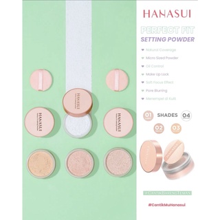Jual HANASUI Perfect Fit Setting Powder | Loose Powder | Bedak Tabur ...