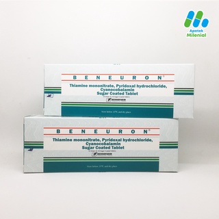 Jual BENEURON VITAMIN B1, B6, B12 HARGA PERBOX ISI 100 TABLET Indonesia ...