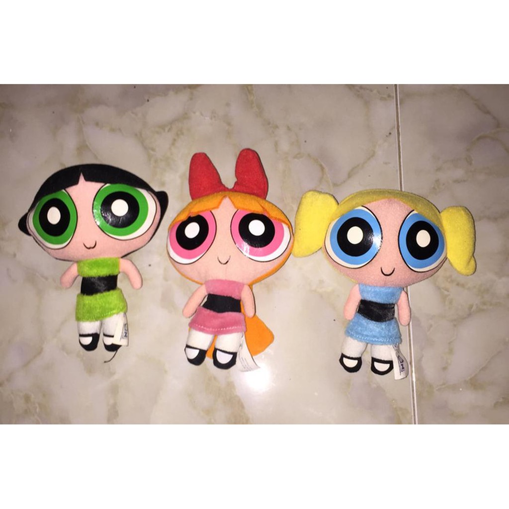 Jual [mainan-hobi] Set Komplit Boneka Powerpuff Girl Team Cartoon ...
