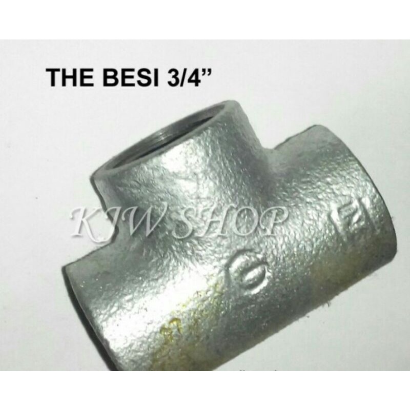 Jual Tee Besi 3/4" The Galvanis 3/4" Sambungan The Besi Galvanis 3/4 ...