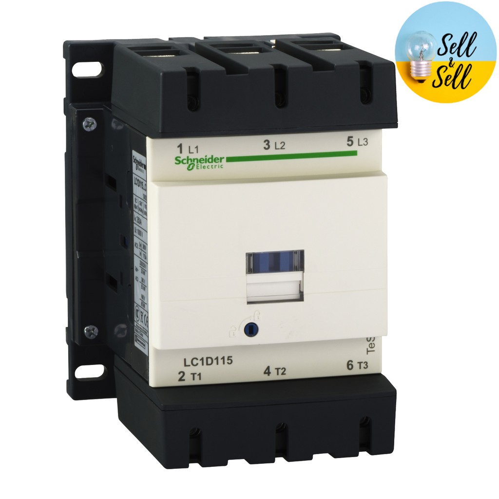 Jual Contactor Schneider LC1D150 (M7) Koil AC / Kontaktor Schneider 3 Kutub tipe LC1D150M7 (220V ...