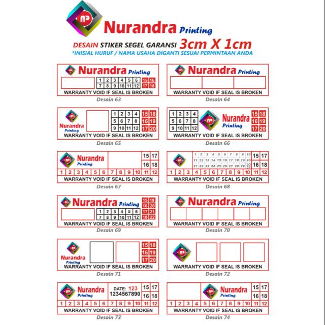 Jual Sticker Segel Garansi Pecah Telur SIAP PAKAI Indonesia|Shopee ...