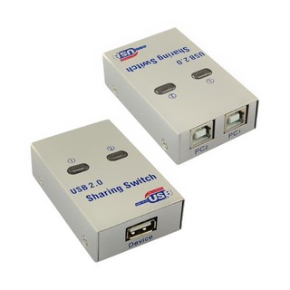 Jual Usb 2.0 auto switch nyk 2 port sharing printer UY-02A - Usb switcher printer 1-2 otomatis ...