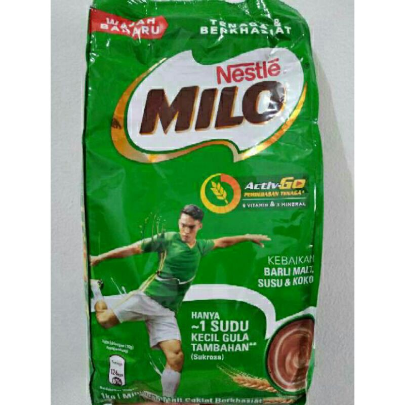 Jual MILO bubuk coklat 1kg Malaysia | Shopee Indonesia