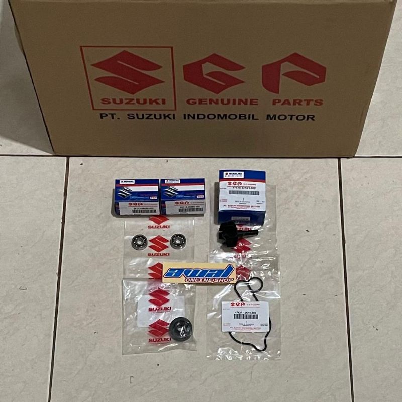 Jual Seal Sil Waterpump Satu Set Waterpam Satria Fu Injeksi GSX 150 Bandit Pump Water Seal ...