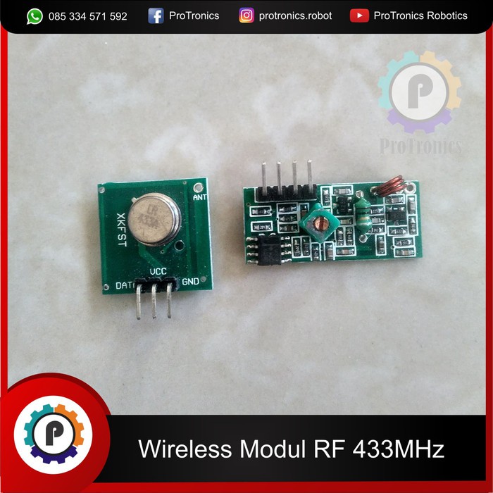 Jual Wireless Transmitter Receiver RF 433MHz | Shopee Indonesia