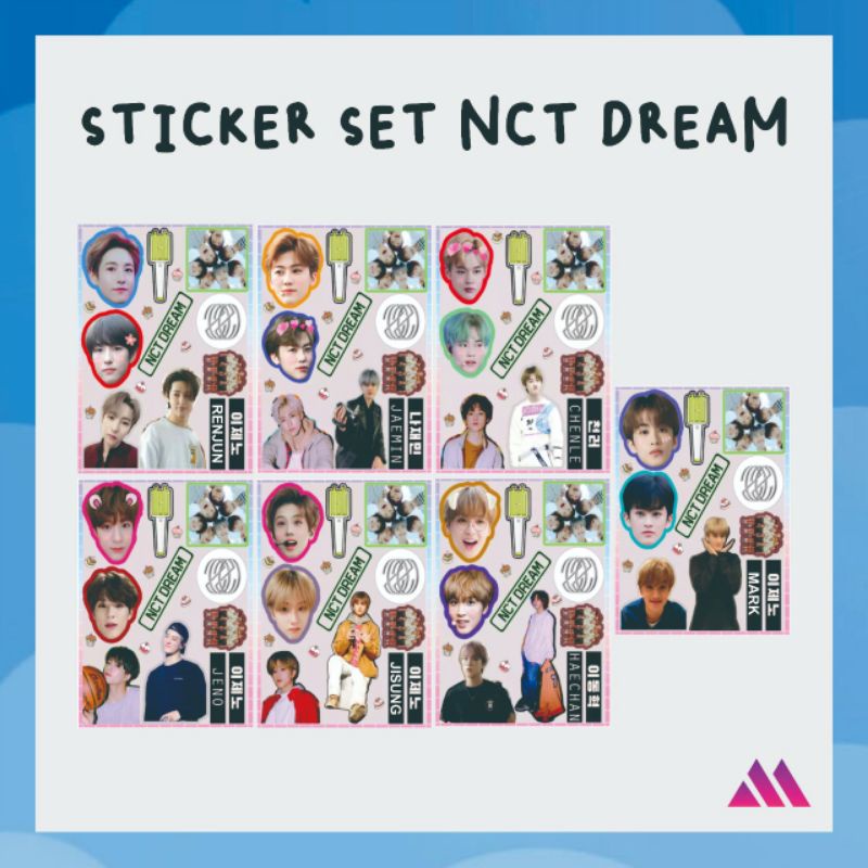 Jual STICKER SET NCT DREAM, 10 x 15 cm BESAR | Shopee Indonesia