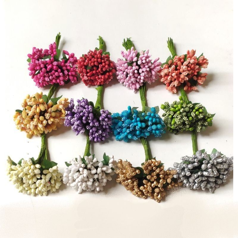 Jual [12 pcs] Putik Gula / Putik Bunga / Putik Sari / Buket / Kelopak ...