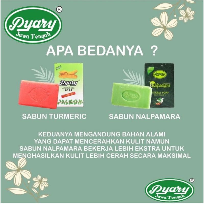 Jual Sabun PYARY NALPAMARA HERBAL SOAP ORIGINAL | Shopee Indonesia