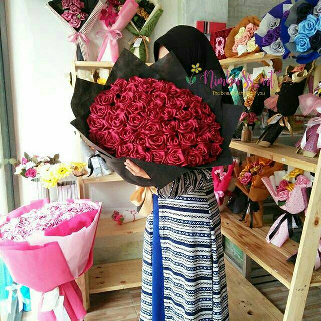 49+ Gambar Buket Bunga Dari Pita Satin yang Banyak Dicari - Informasi ...