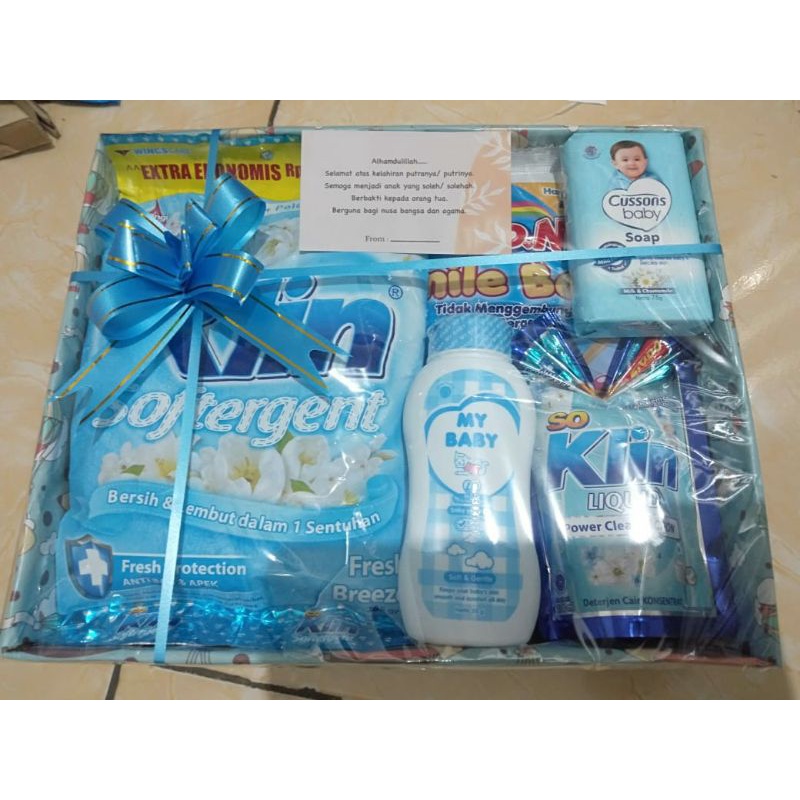 Jual parcel bayi/ hampers bayi cewek/ cowok | Shopee Indonesia