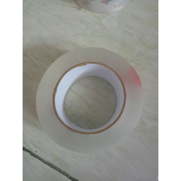 Jual lakban bening ukuran 200 yard lebar 4.5 cm isolasi solasi besar ...