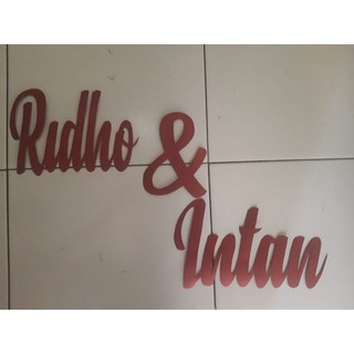 Jual Huruf Dekorasi Backdrop Photobooth Lamaran, Khitanan, Wedding ...