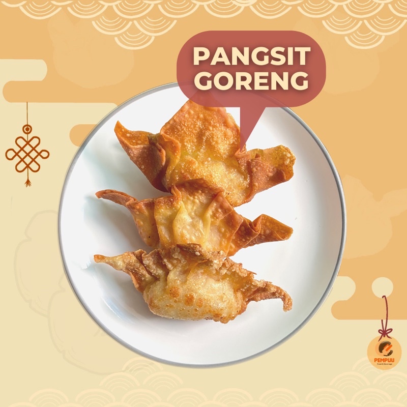Jual Pangsit Goreng Frozen Halal isi 10 Pcs ( PEMPUU HOMEMADE FOOD ...