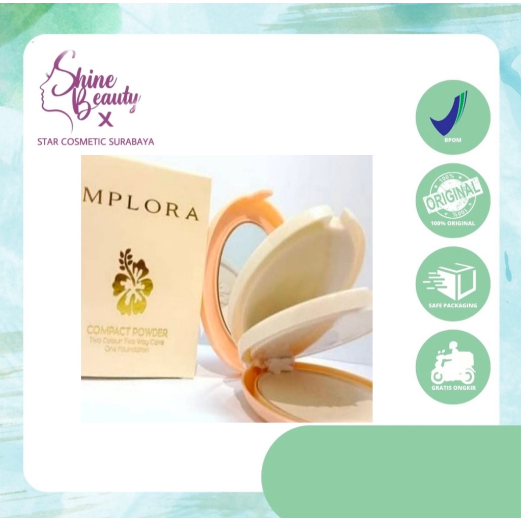 Jual Implora Compact Powder/Bedak Sueluttu (Kemasan Kuning) | Shopee ...