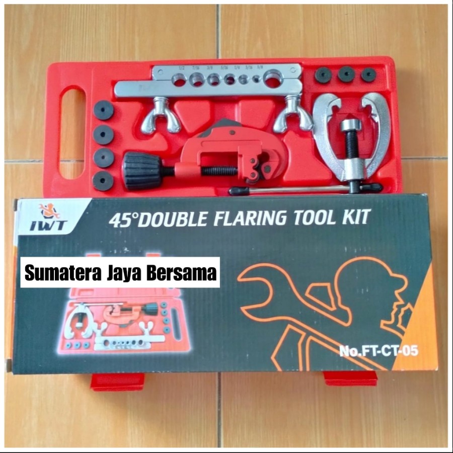 Jual Flaring Tool Kit Pemekar Pipa Peralatan AC Snai Snei Pipa AC ...