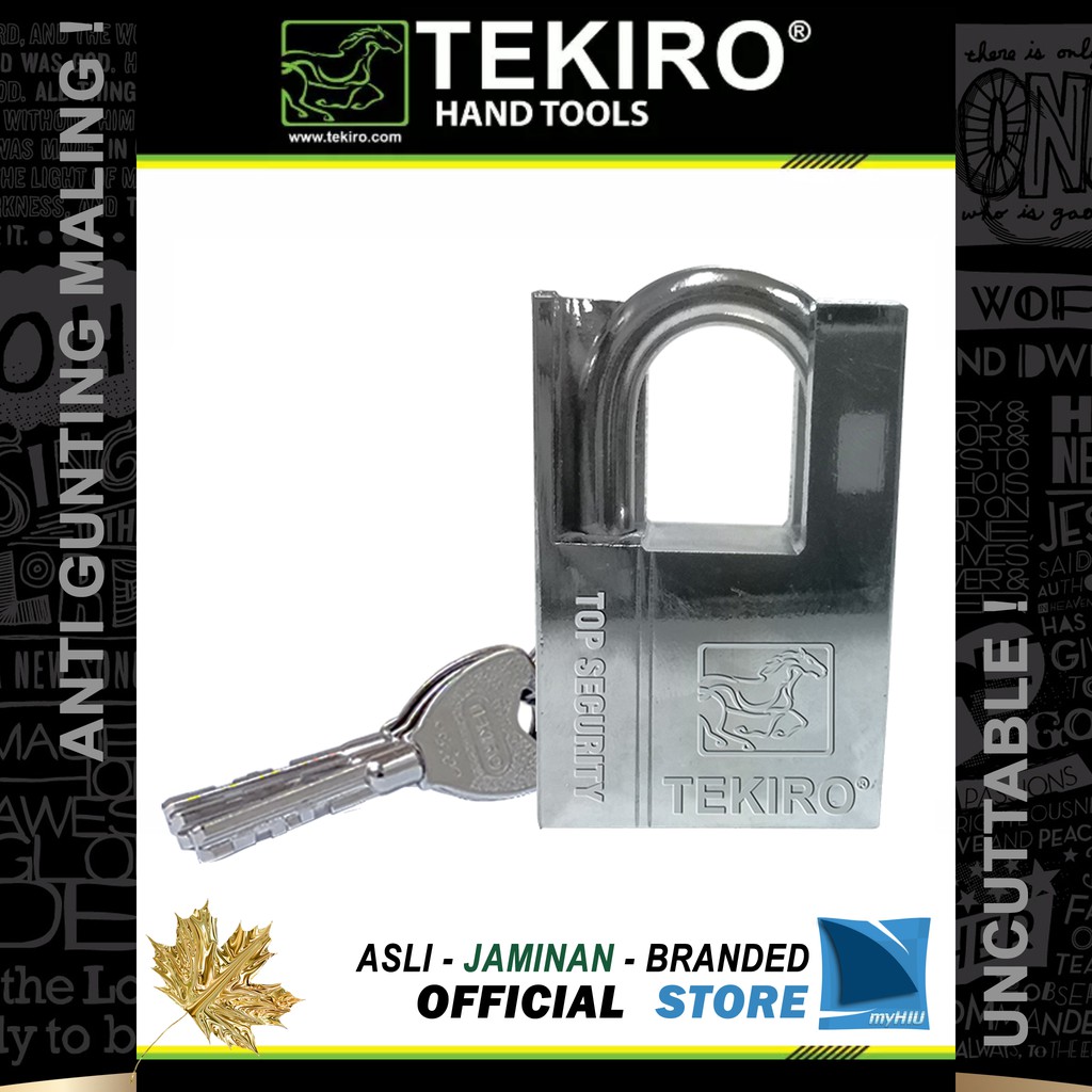 Gembok 60 mm Anti Gunting Maling Model Jaket / Uncuttable Jacket ...