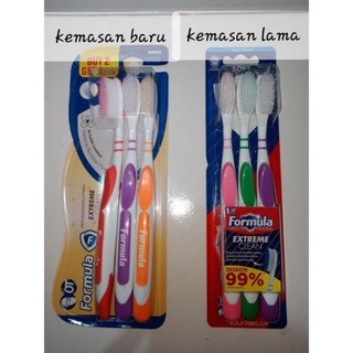 Jual Sikat Gigi Formula Extreme Clean Isi 3 Pcs | Shopee Indonesia