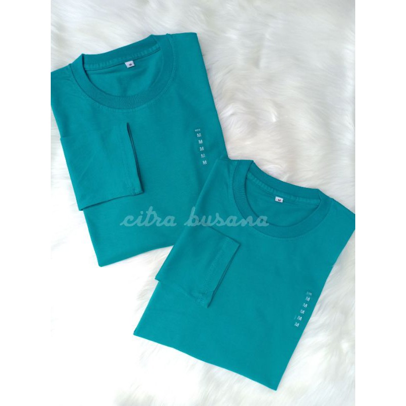 Jual KAOS POLOS COMBED IJO TOSKA LENGAN PENDEK DAN PANJANG | Shopee ...