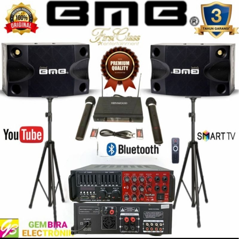 Jual Paket Karaoke Speaker BMB 8 inch Original design Japan Garansi Resmi | Shopee Indonesia