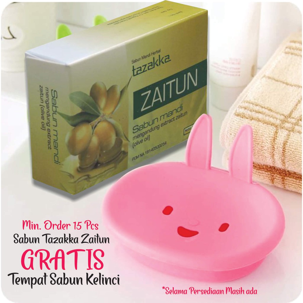 SABUN MANDI ZAITUN Sabun Herbal Tazakka Pelembab Kulit Kering Anti ...