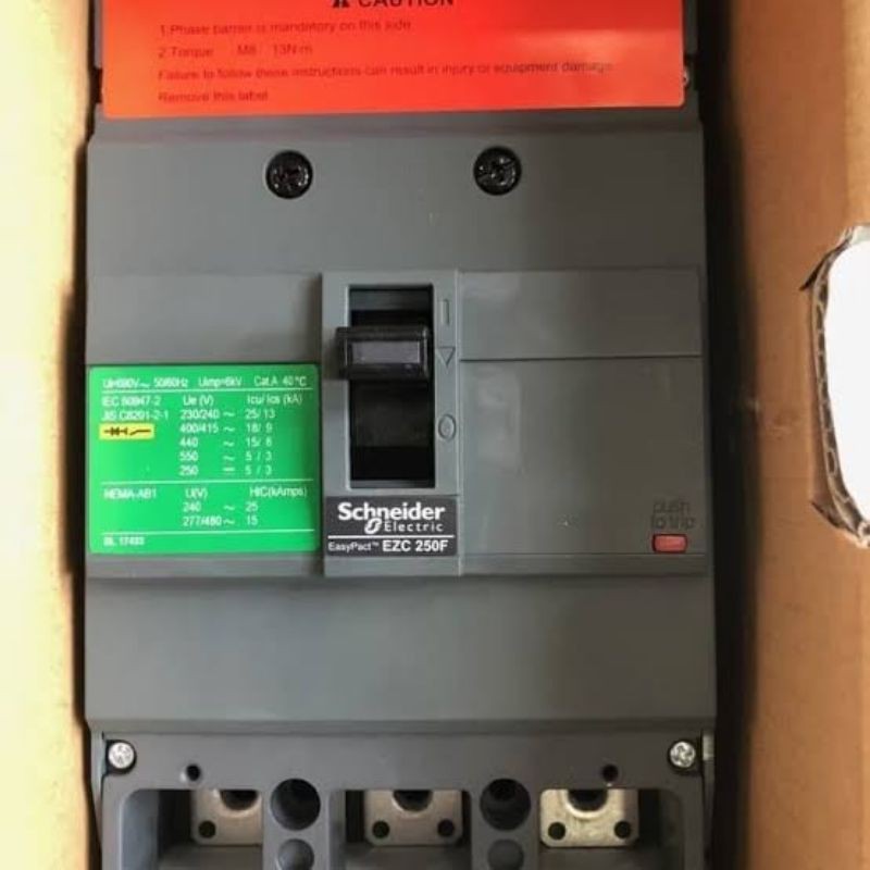 Jual mccb ezc 250f 3p 250a / breaker easypact schneider | Shopee Indonesia