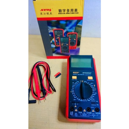 Jual MULTITESTER AVOMETER MULTI TESTER DIGITAL SZBJ 9205A ORIGINAL ...