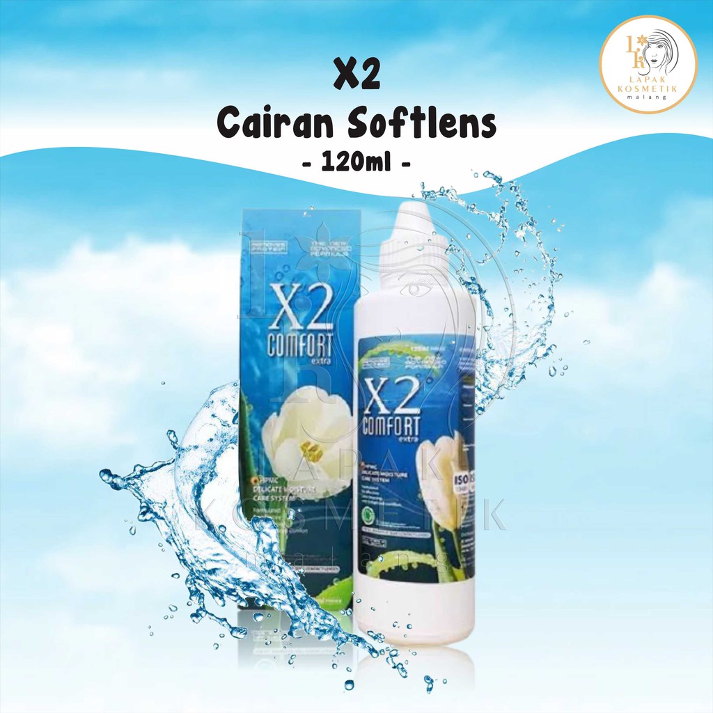 Cairan Softlens X2 Besar 120ml Air Softlen | Shopee Indonesia