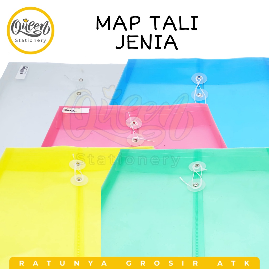 Jual MAP TALI JENIA / STOPMAP MIKA / FILE FOLDER / STOPMAP WARNA ...