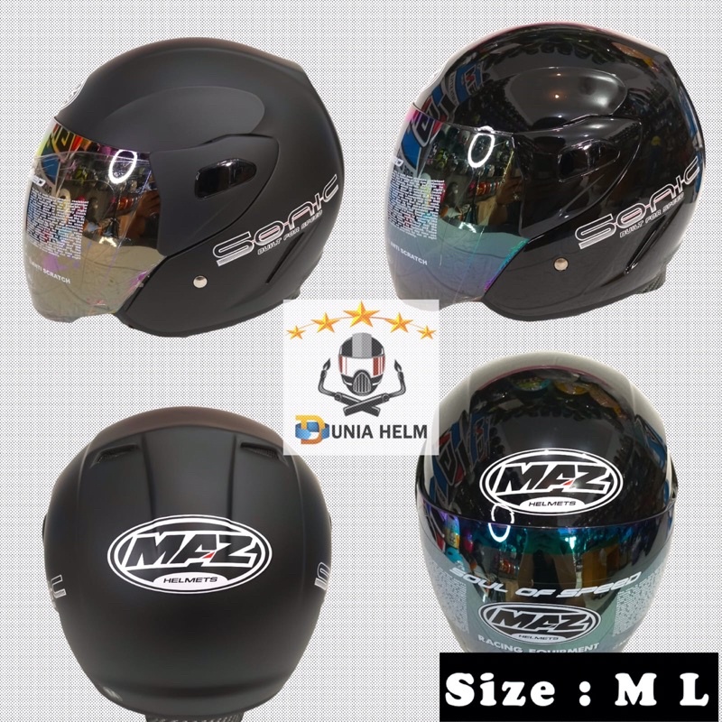 Jual Helm Maz Sonic model gm icon/evolution | Shopee Indonesia