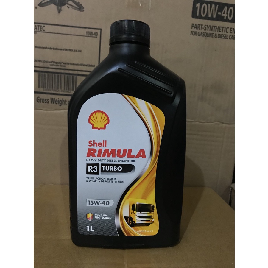 Jual Oli Shell Rimula R3 Turbo Diesel SAE 15w-40 1 Liter | Shopee Indonesia