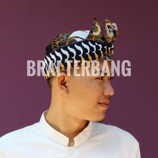 Jual Blangkon iket bendo peci topi tradisional khas sunda motif kujang ...