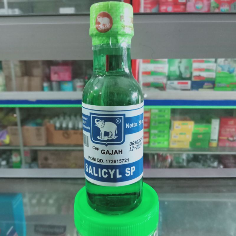 Jual GADJAH SALICYL SP SPIRITUS BOTOL KACA 50ML | Shopee Indonesia