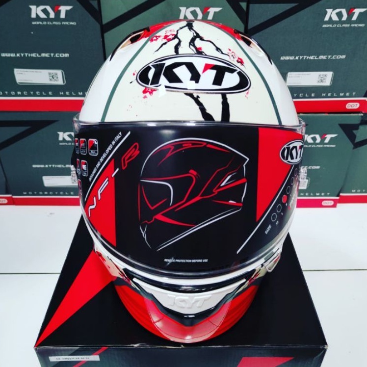 Jual KYT NFR XAVI SAKURA REPLICA | Shopee Indonesia