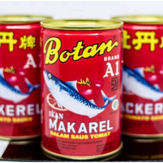 Jual Botan Ikan Makarel A1 425gr - dalam saus tomat kaleng besar ...