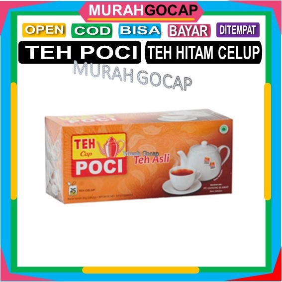 Jual Teh Poci asli Teh Celup Cap Poci Teh Hitam Poci | Shopee Indonesia