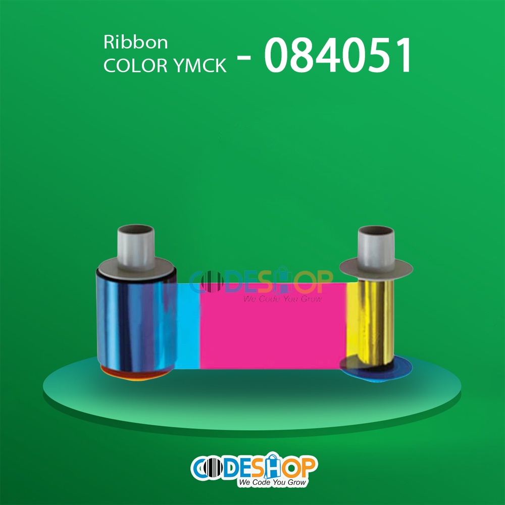 Jual Ribbon Color FARGO HDP5000 Warna Ribbon PN : 084051 YMCK | Shopee ...