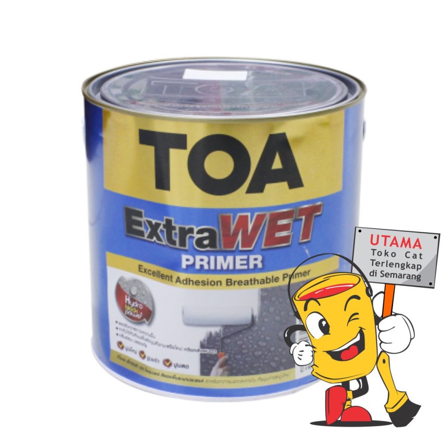 Jual TOA ExtraWet Primer Cat Dasar Tembok 2,5 Liter | Shopee Indonesia
