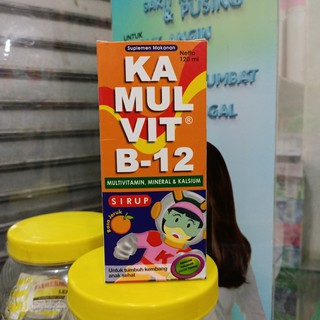 Jual Kamulvit B-12 Sirup Rasa Jeruk 120ml | Shopee Indonesia
