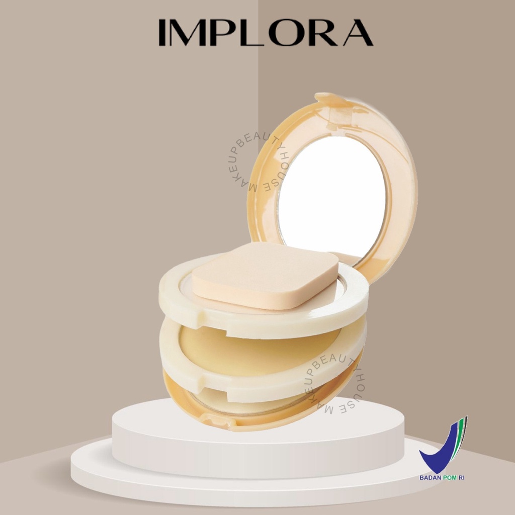Jual IMPLORA Bedak Sueluttu Powder Cake 3in1 320 | Compact Powder Two ...