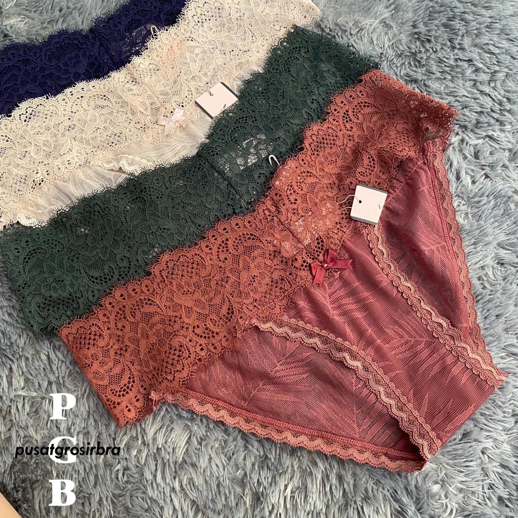 Jual #3 PASTEL Lacey G-string Panty Thong Underwear Pakaian Dalam ...