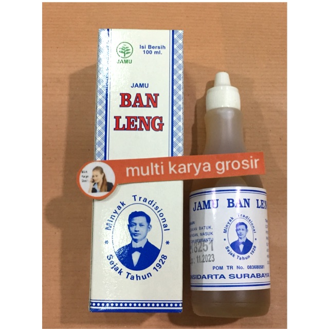 Jual Jamu Ban Leng Obat Batuk Banleng Pilek, Masuk Angin 100ml | Shopee ...