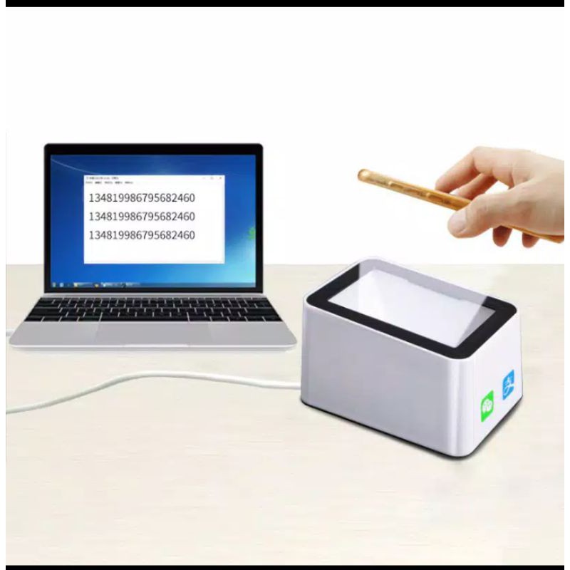 Jual payment box pb008 vsc scanner 1D barcode 2D QR code QRIS di layar ...